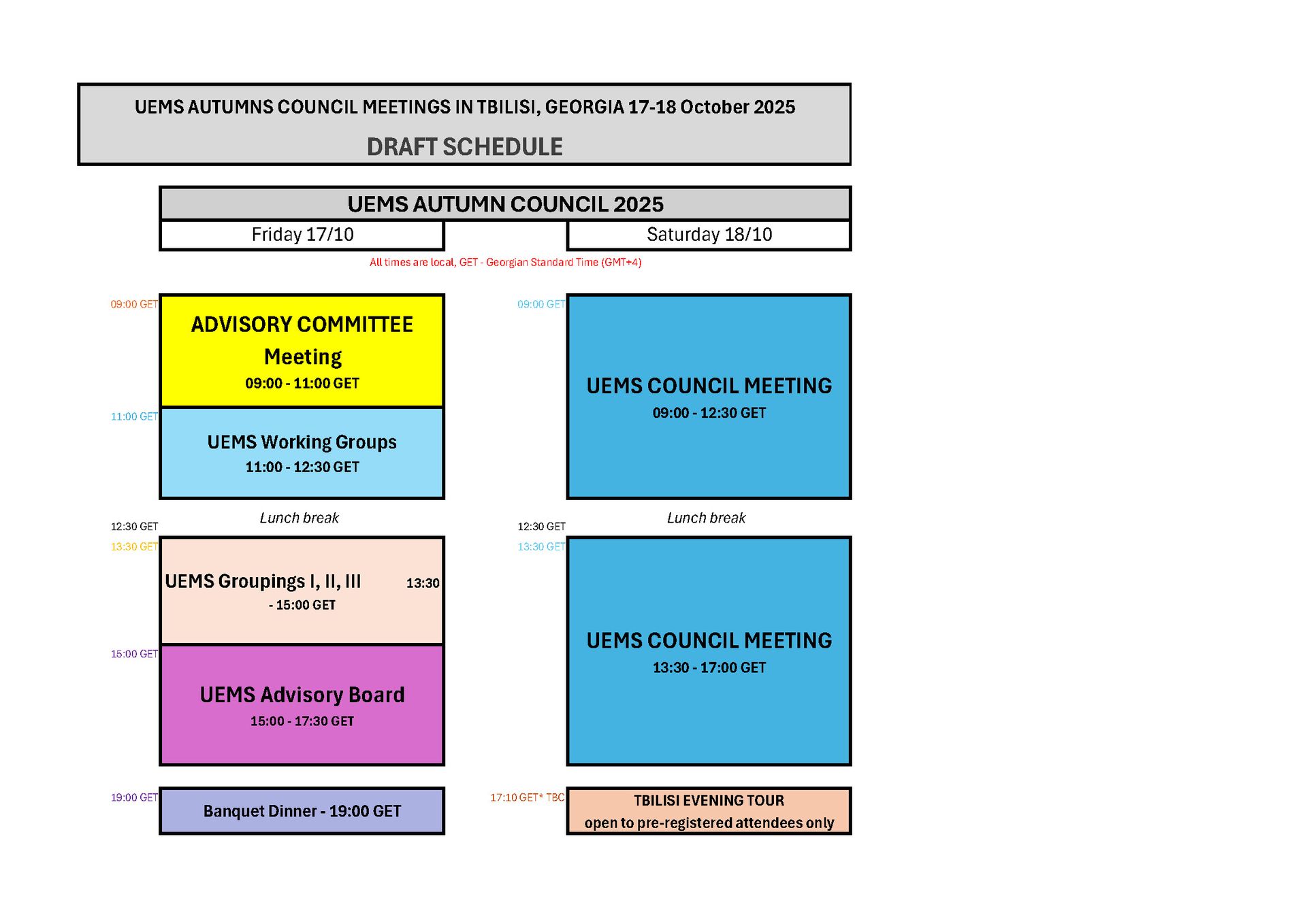 UEMS Spring Council Meeting: 25-26 April 2025 | uems.eu
